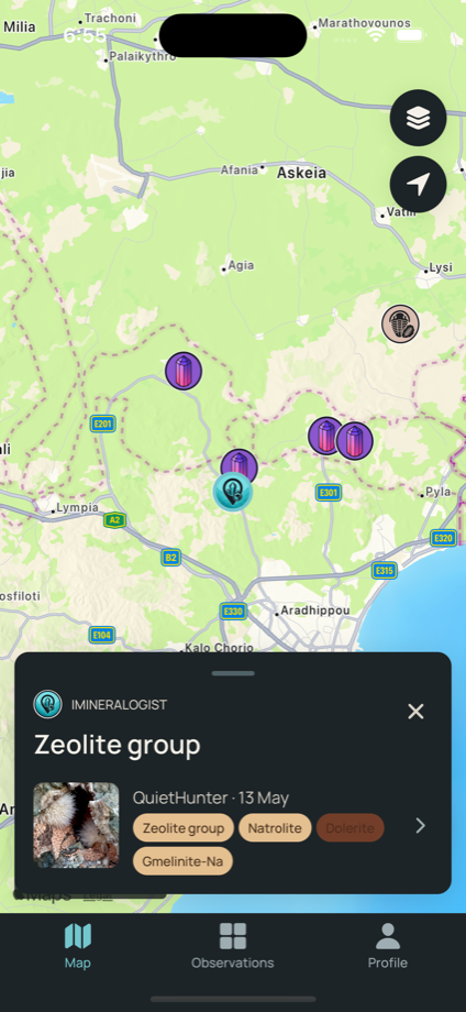 iMineralogist | A field map for rockhounds